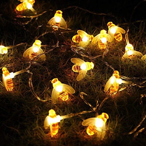 Er Chen | Other | Solar String Lights Honey Bees And Lady Bug Shaped ...